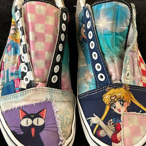 Vans | Shoes | Vans Anime Graphic Sneakers Multicolor | Poshmark